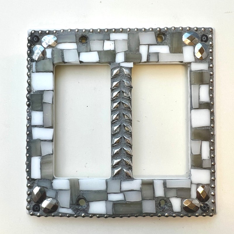 Glass Mosaic Plate - Etsy