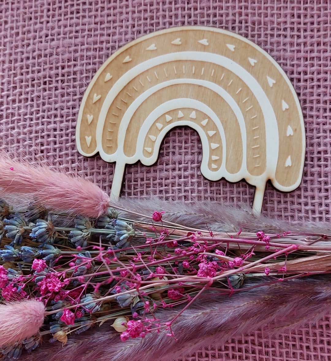 Caketopper Regenbogen Cake Topper Picker Cupcakepicker - Etsy