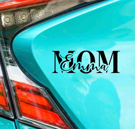 MOM Name Aufkleber Schriftzug Sticker Glassticker Wandtattoo | Etsy