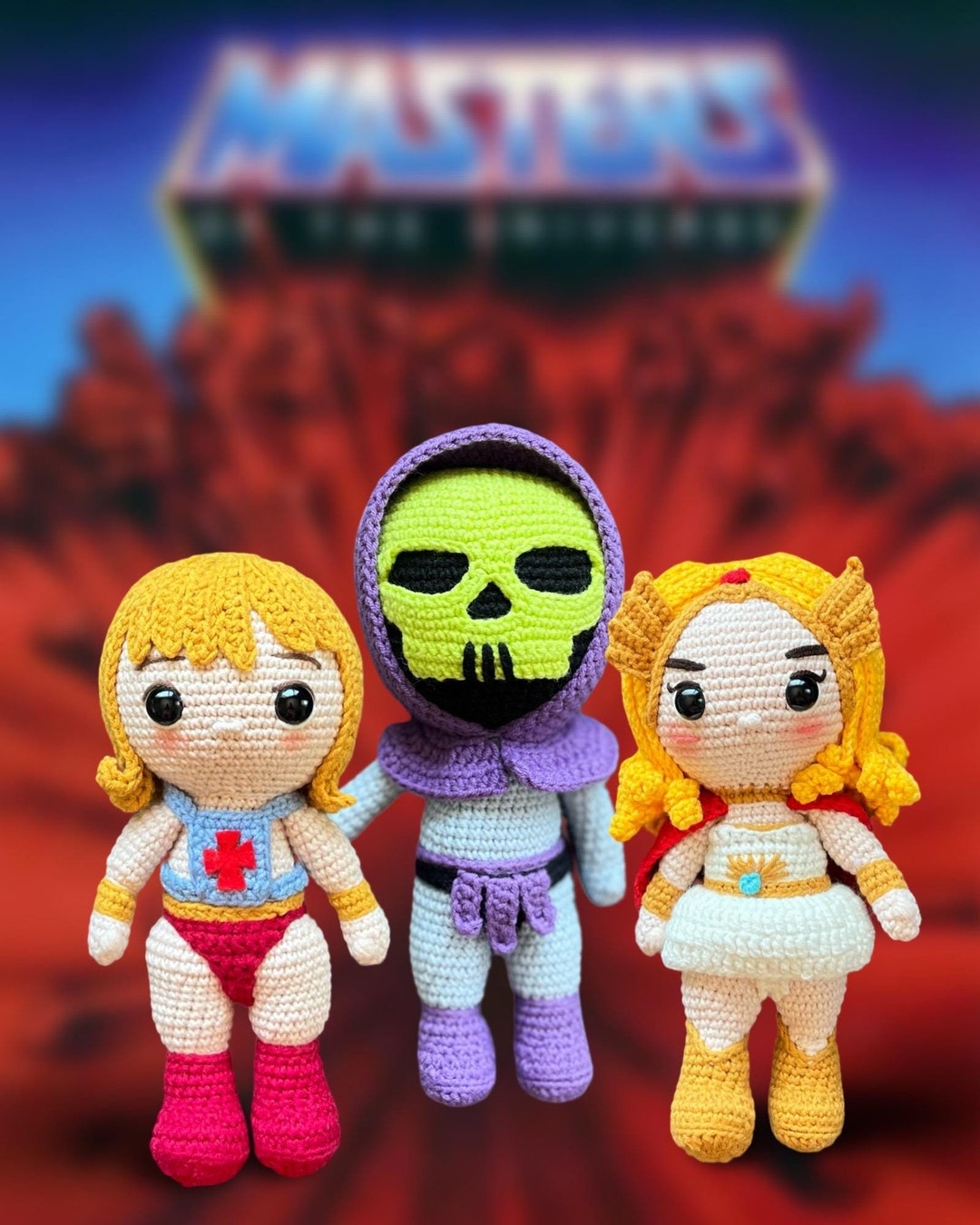 Masters of the Universe Characters Doll Set Include 3 Dolls Finished ...