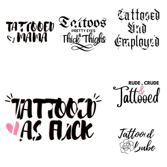 Tattoo SVG Bundle - Etsy