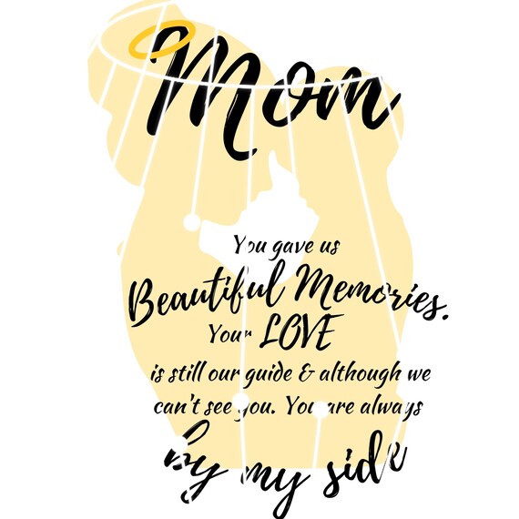 Memorial Mom SVG | Etsy