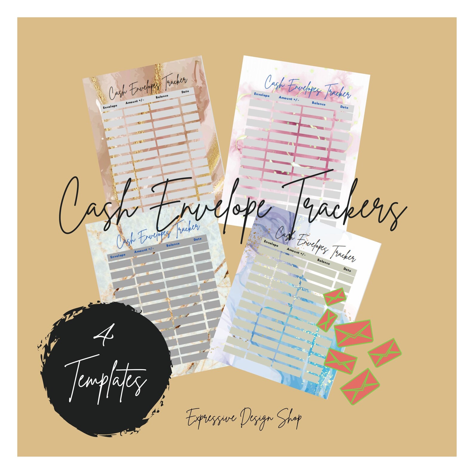 Cash Envelope Tracker | Onenote | Cash Stuffing | Digital Download ...