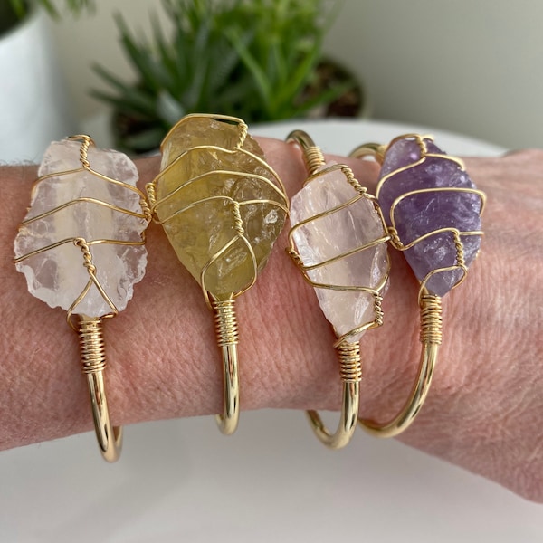 Wire Wrapped Cuff - Etsy