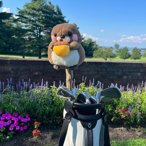 Animal Plush Golf Club Head Cover / Gift for Him /gift for Kids /gift ...