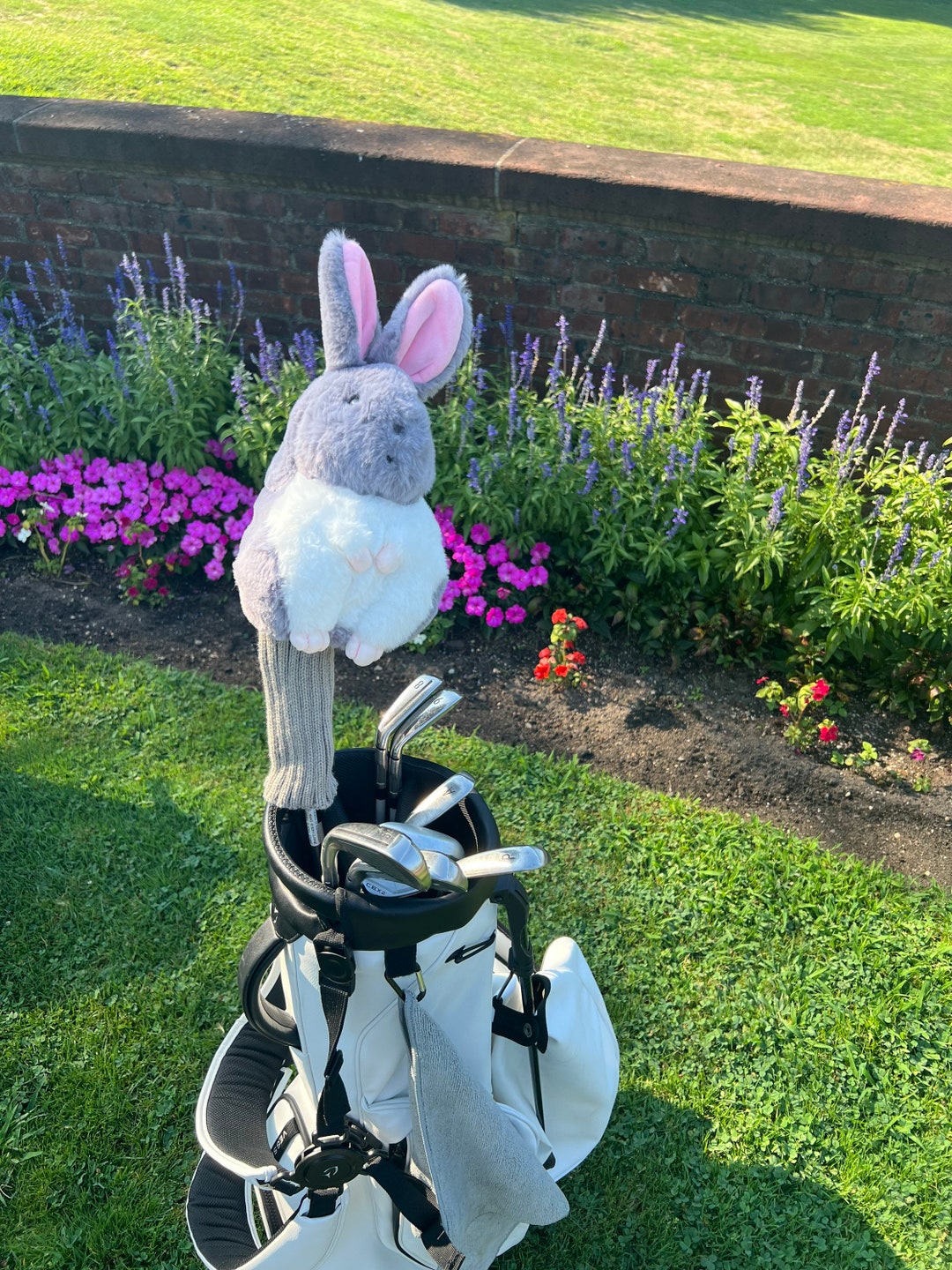 Bunny Rabbit Plush Golf Club Head Cover Golf Driver/ Animal Plush/ Gift ...