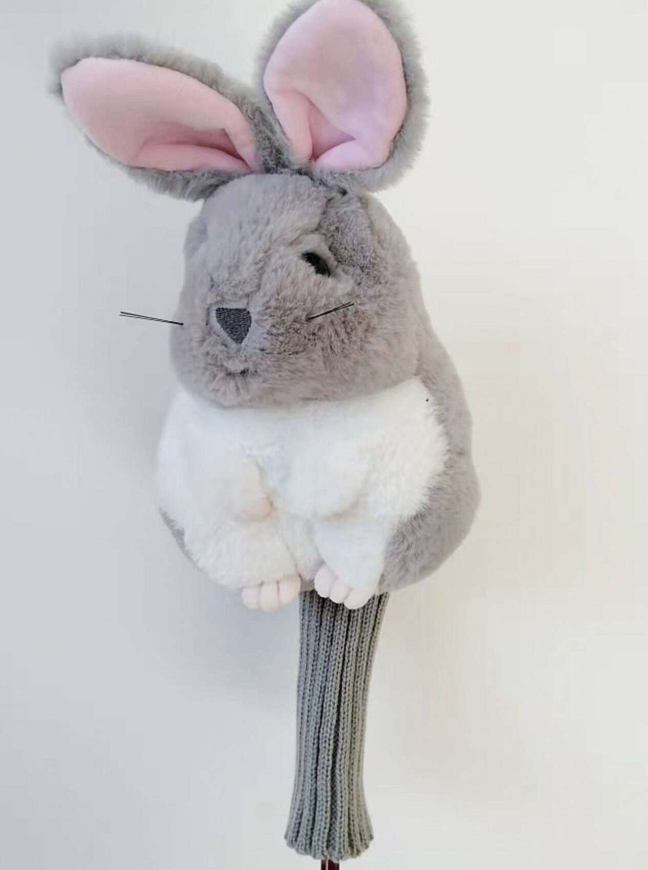 Bunny Rabbit Plush Golf Club Head Cover Golf Driver/ Animal Plush/ Gift ...