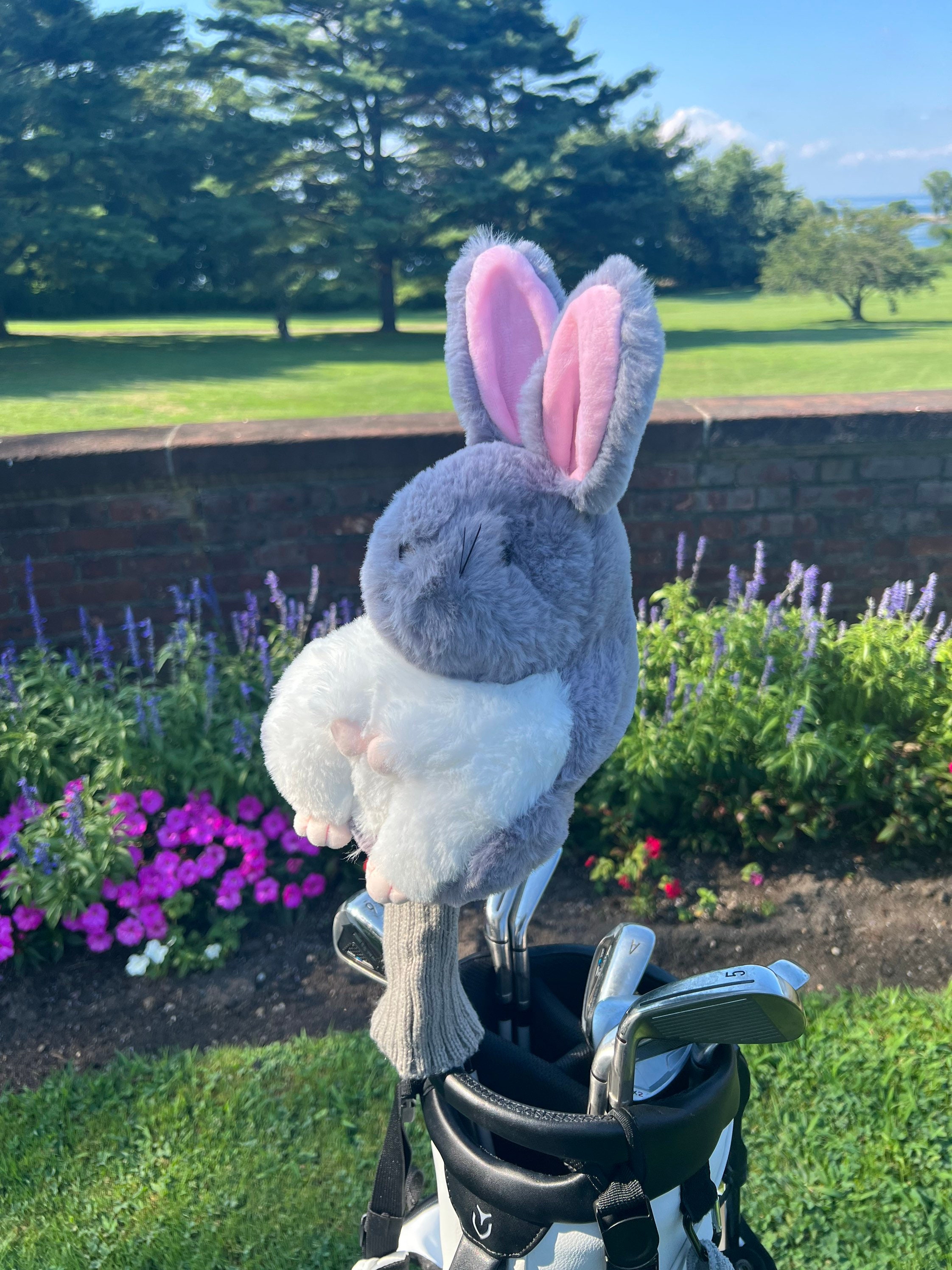 Bunny Rabbit Plush Golf Club Head Cover Golf Driver/ Animal Plush/ Gift ...