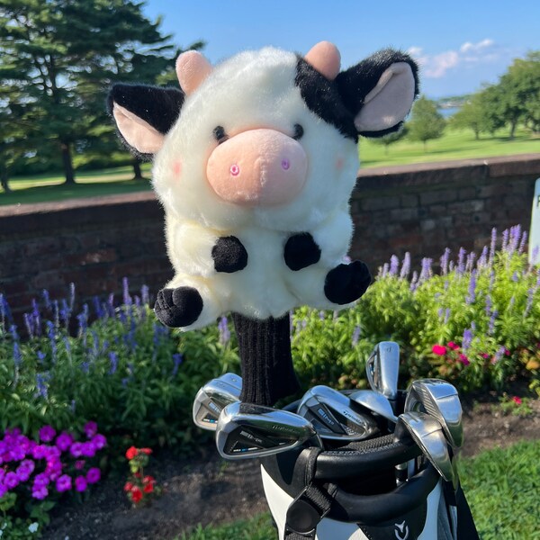 Cow Golf Head Covers - Etsy
