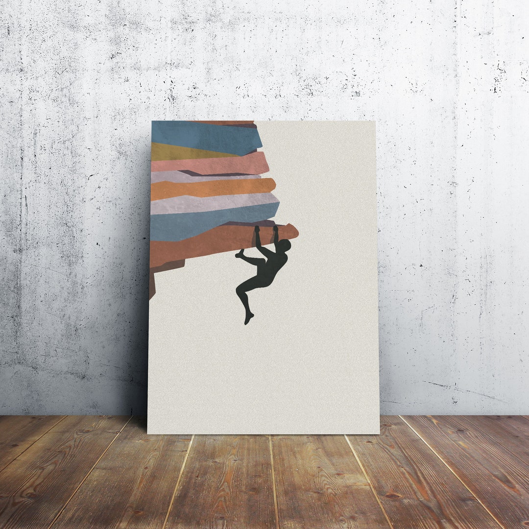 The Gunks Climber Wall Art Print Decor the Shawangunk - Etsy