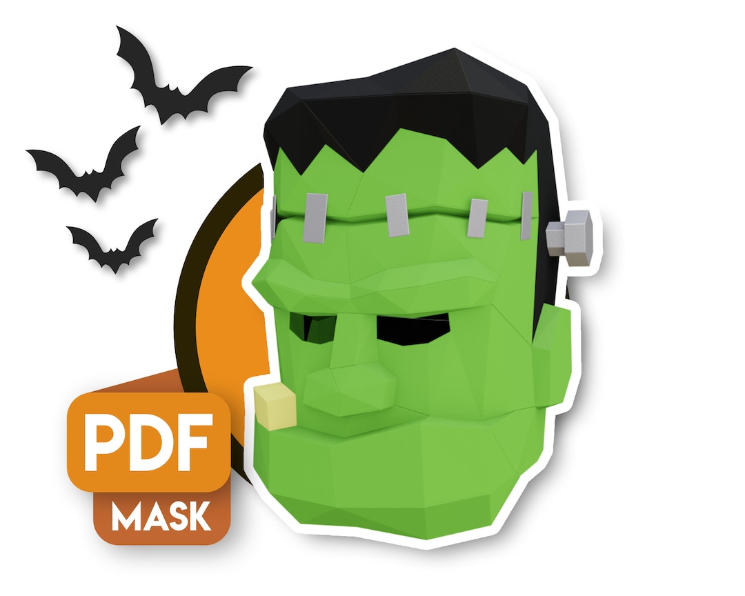 Frankenstein Paper Model Patron Papercraft Origami DIY - Etsy