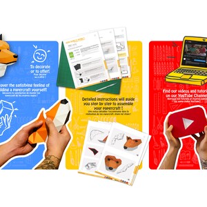 Grave Paper Model Patron Papercraft Origami DIY - Etsy