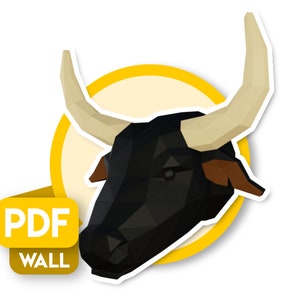 Buffalo Paper Model Patron Chinese New Year Papercraft Papertoy ...