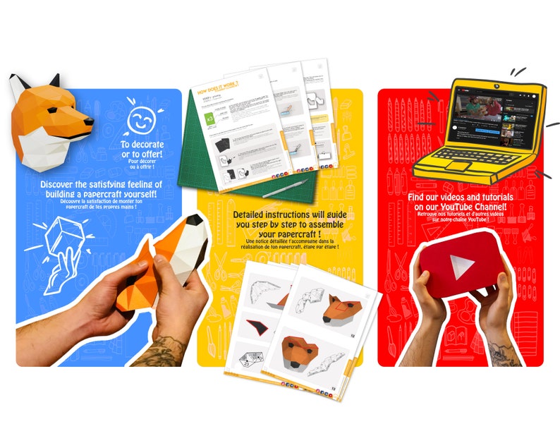 Penguins Paper Model Patron Papercraft Origami DIY - Etsy Australia