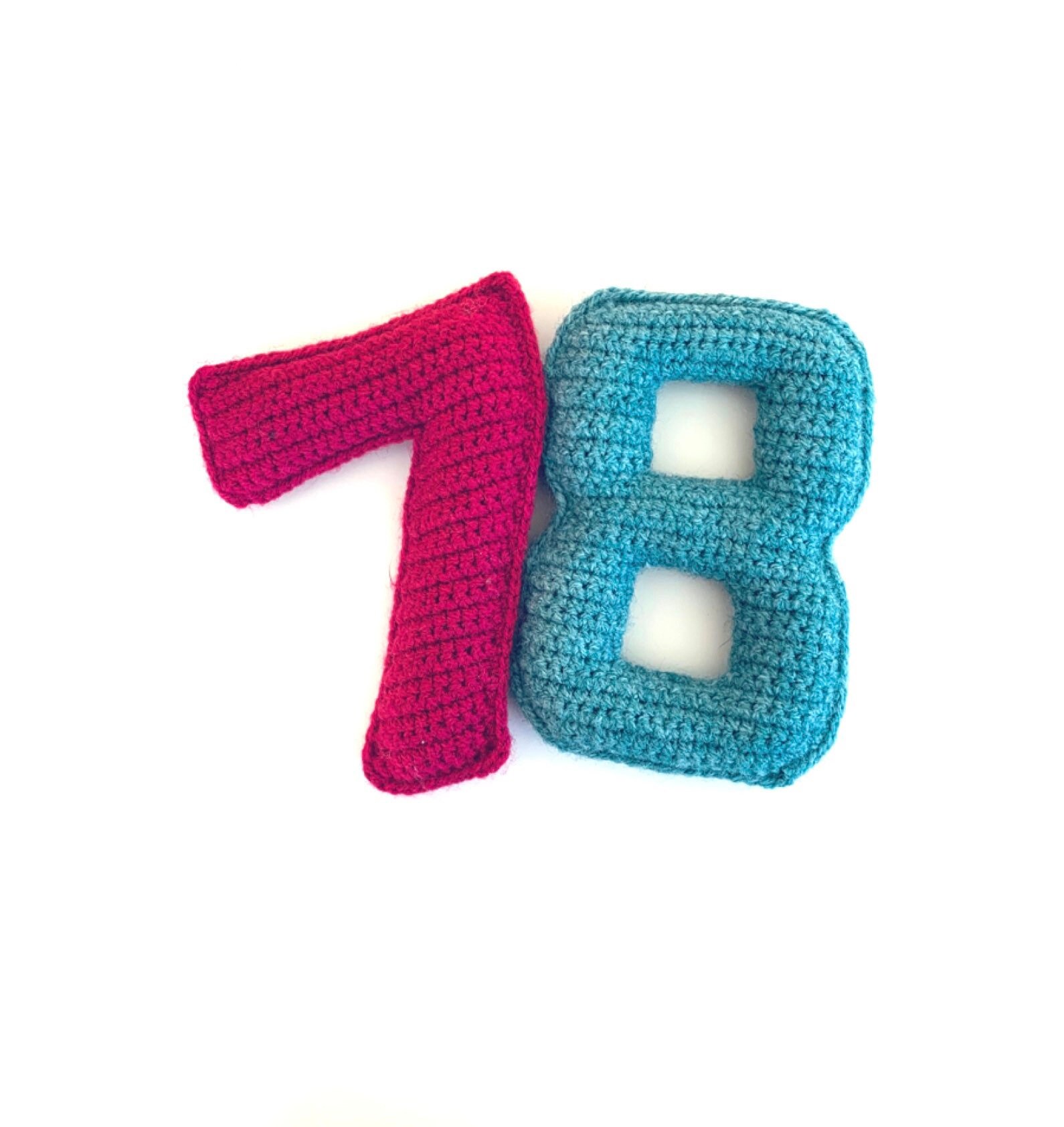 Crochet Pattern Number 8 - Etsy Israel