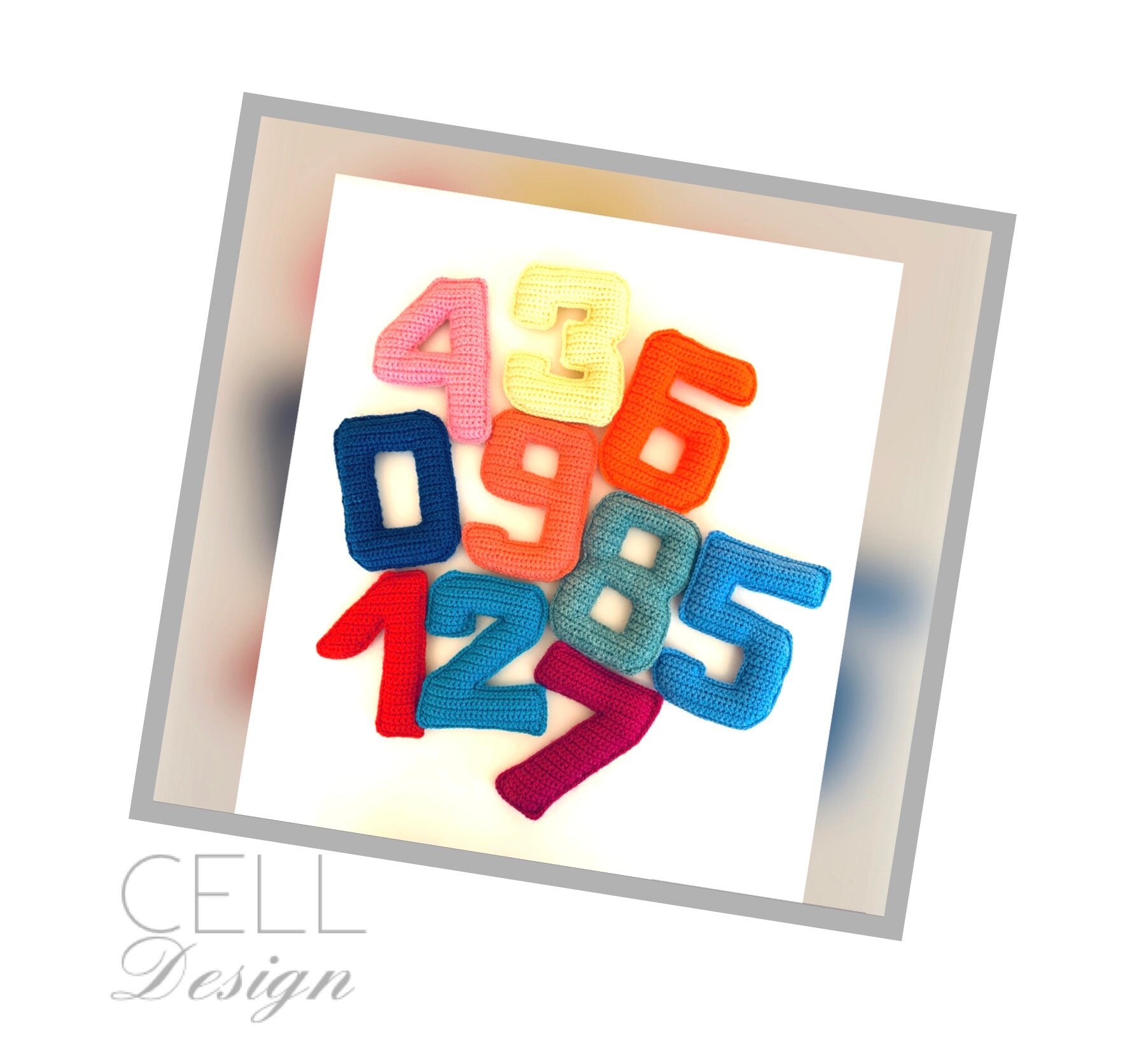 Crochet Pattern Number 8 - Etsy Israel