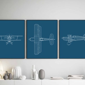 Airplane Printable for Kids, Airplane Wall Art , Vintage Airplane ...