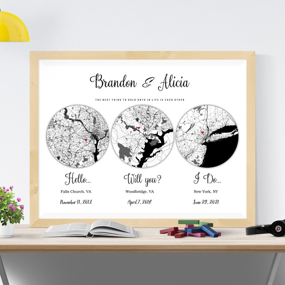 Hello Will You I Do, Printable Map, Relationship Dates, Important Dates ...
