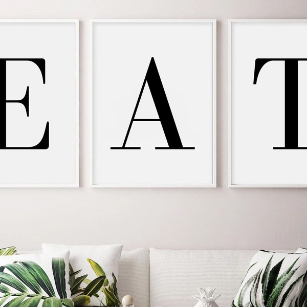 Eat Letters - Etsy