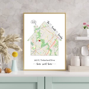 New Home Gift, Personalized Home Print, Housewarming Gift, First Home ...