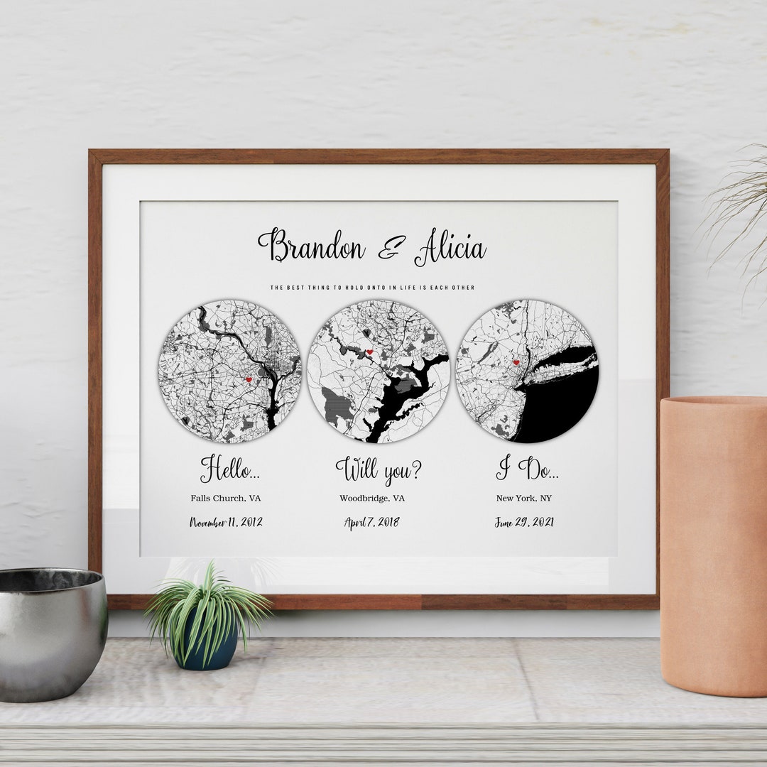 Hello Will You I Do, Printable Map, Relationship Dates, Important Dates ...