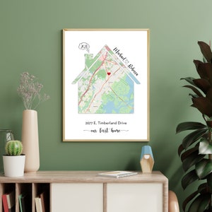 New Home Gift, Personalized Home Print, Housewarming Gift, First Home ...