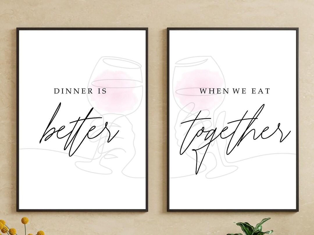 Dinner is Better When We Eat Together, Dining Room Decor, Dining Room ...