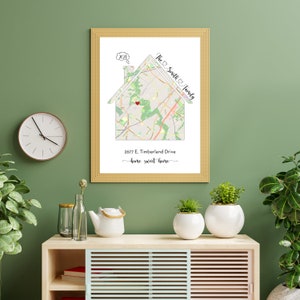 New Home Gift, Personalized Home Print, Housewarming Gift, First Home ...
