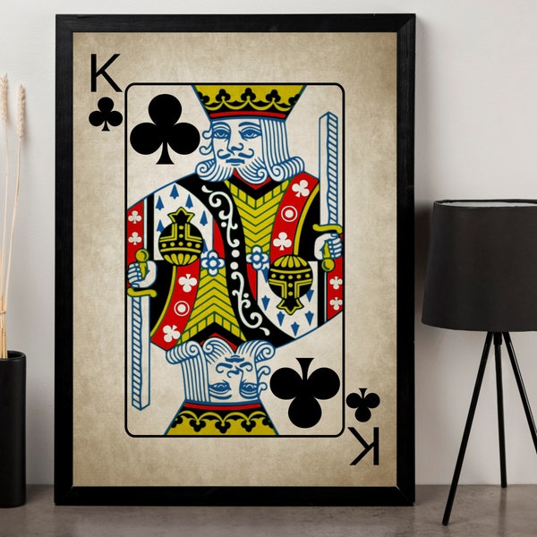 Playing Cards King - Etsy
