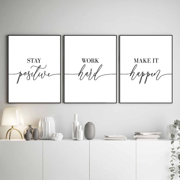Hard Work Quote - Etsy