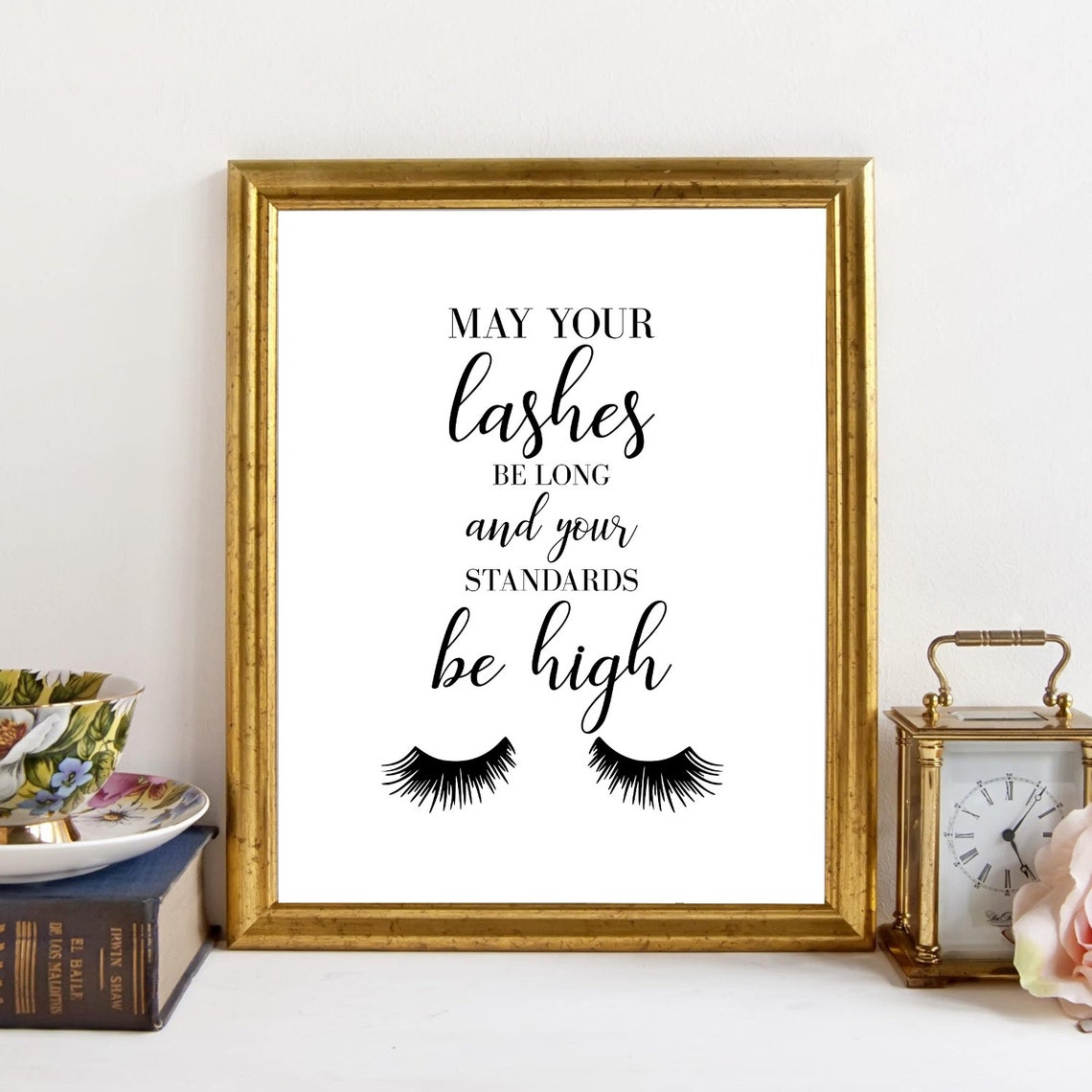 Makeup Art Makeup Prints Seteyelashes Printlipstick | Etsy