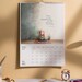2025 Islamic Wall Calendar With Inspirational Quran Reminders, Hijri ...