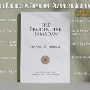 Productive Ramadan Bundle Duas Quran and Ibadah Trackers & - Etsy