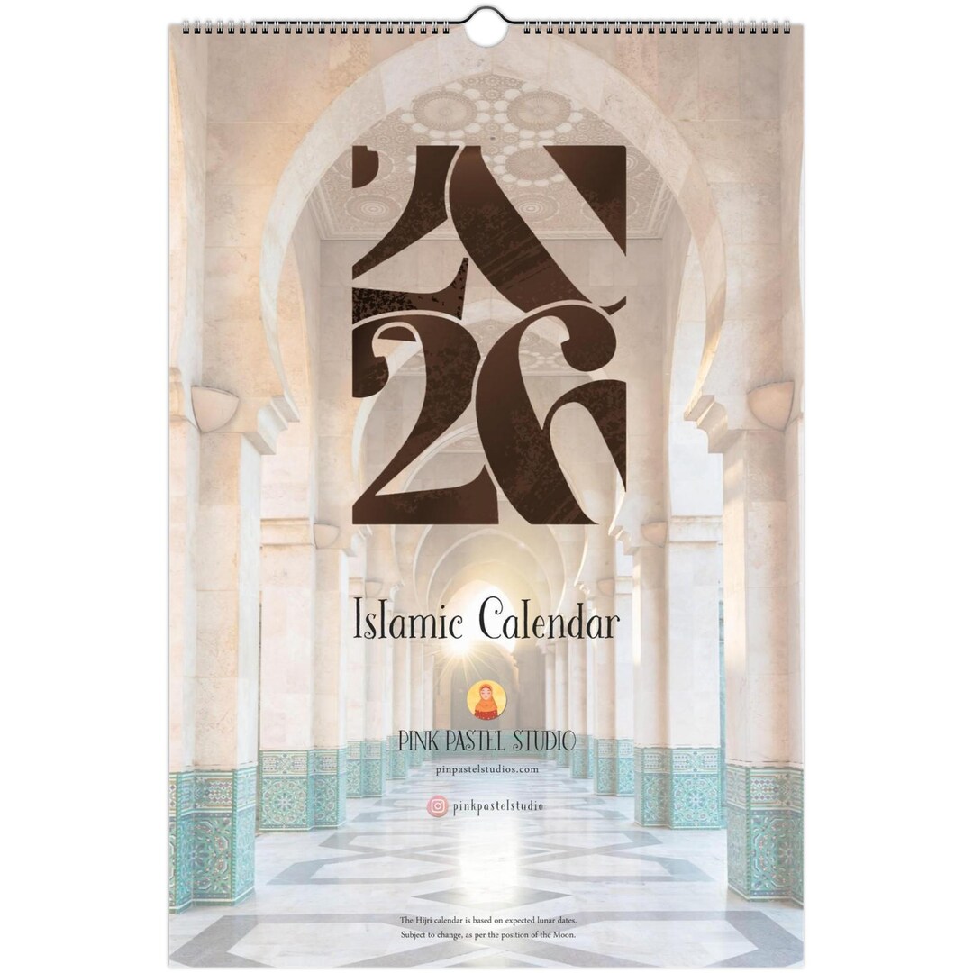 Monday First Mosques Wall Calendars 2026 (US & CA) - Etsy