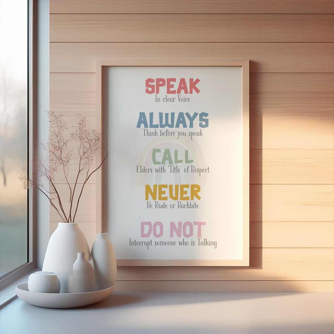 Islamic Etiquette of Speaking for Children Manners, Guide & Reminder ...