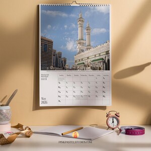 2026 Islamic Mosques Wall Calendar | Hijri Dates & Events | Beautiful ...