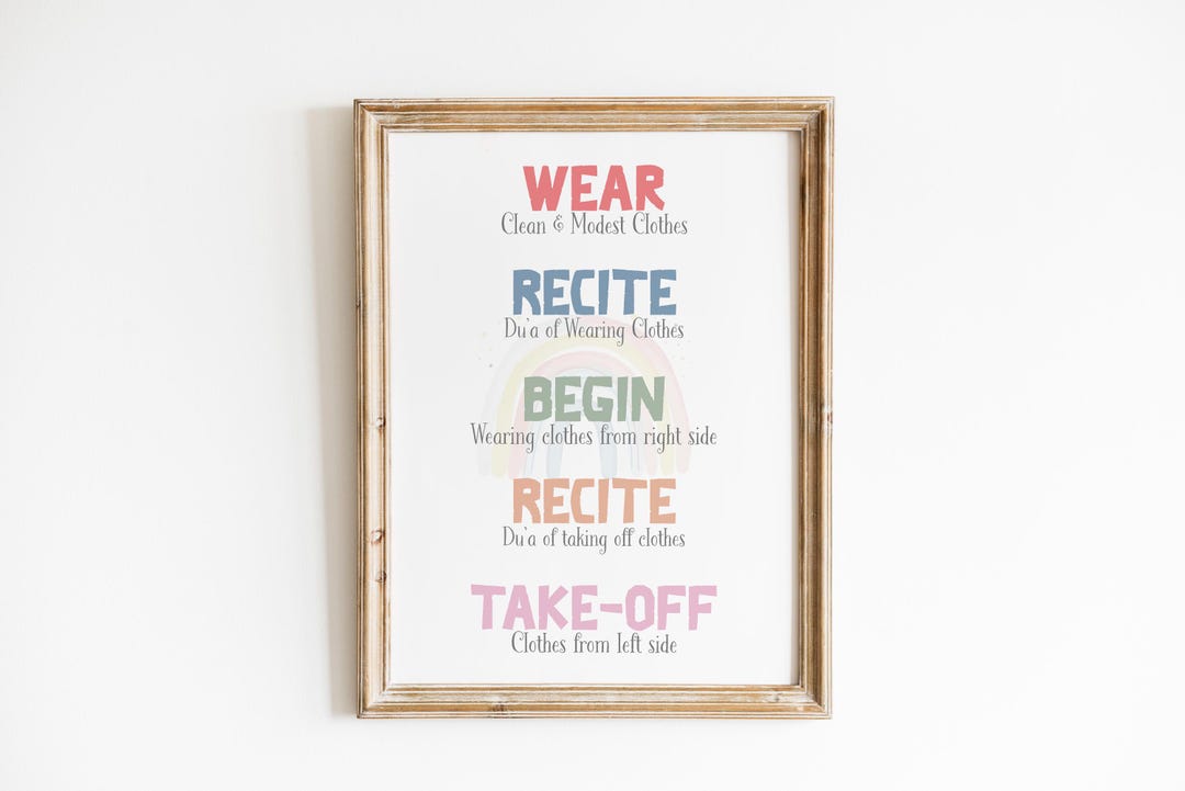 Islamic Etiquette of Changing Clothes for Children | Manners, Guide ...