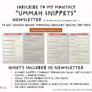 Daily Evening Adhkar From Sunnah | Pack of 1, 5, 10, 25, 50 or 100 ...