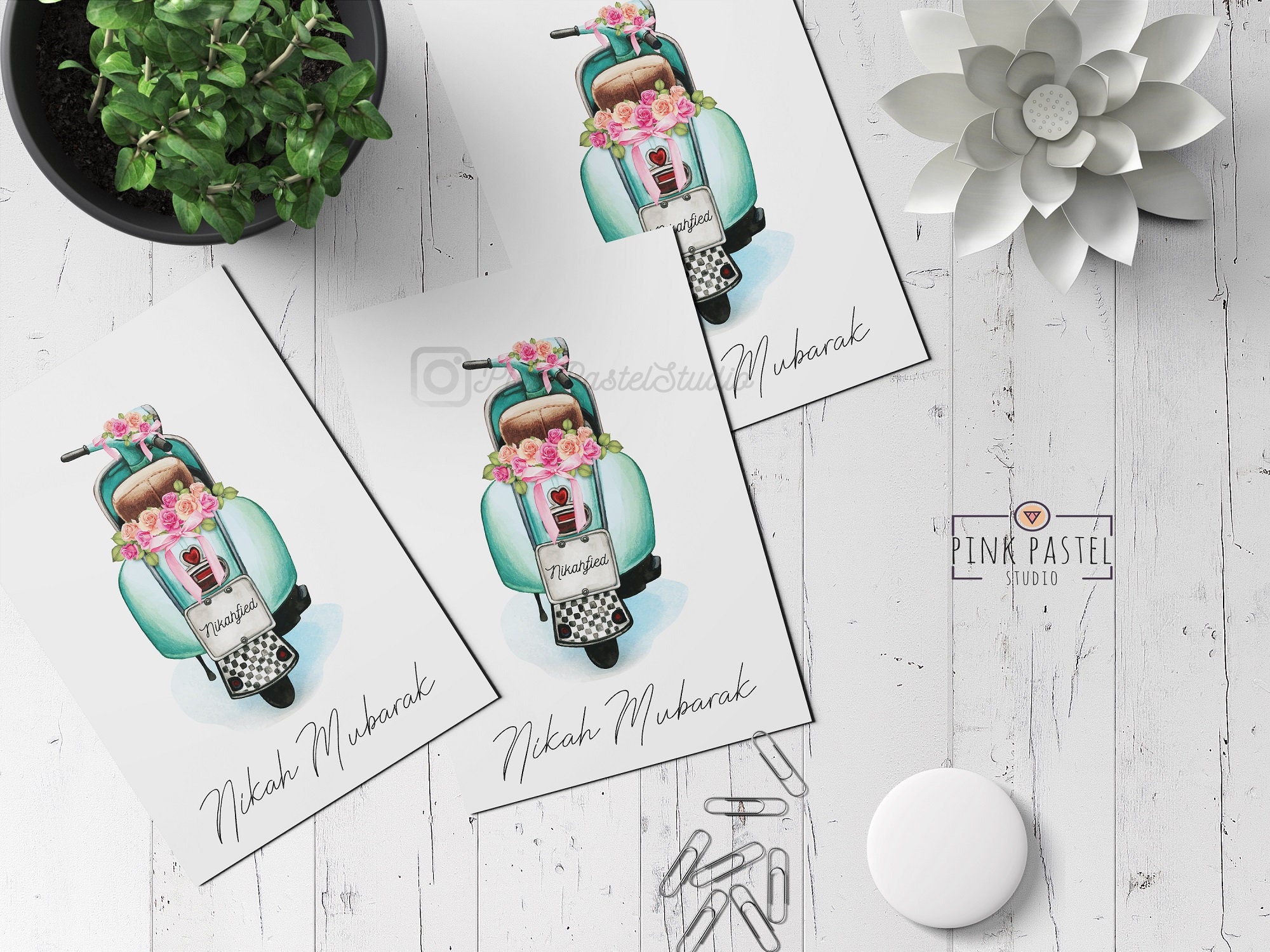 Nikah Mubarak Greeting Card Pack of 1 5 or 10 Cards Nikah - Etsy