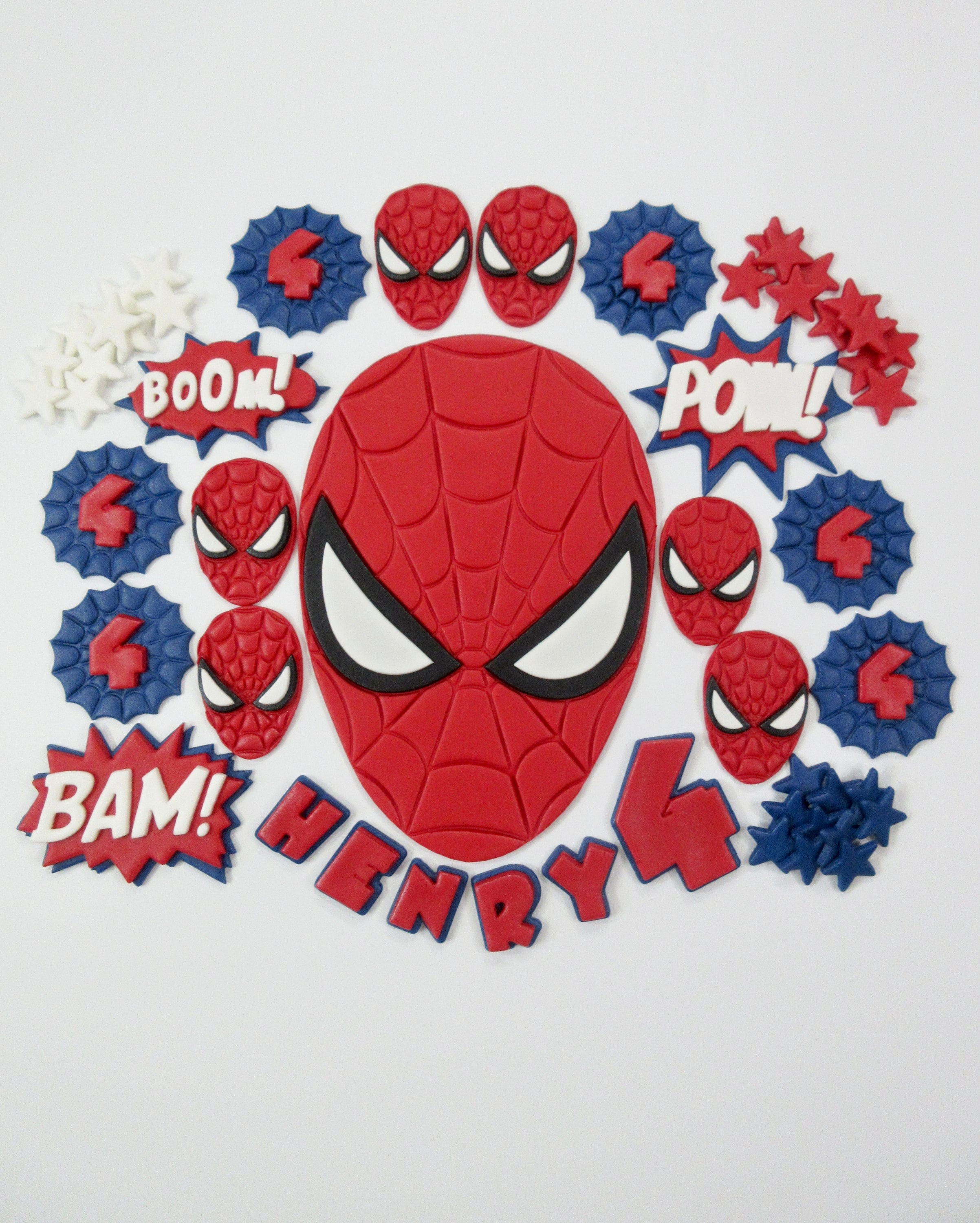 Spider Man Edible Cake Topper