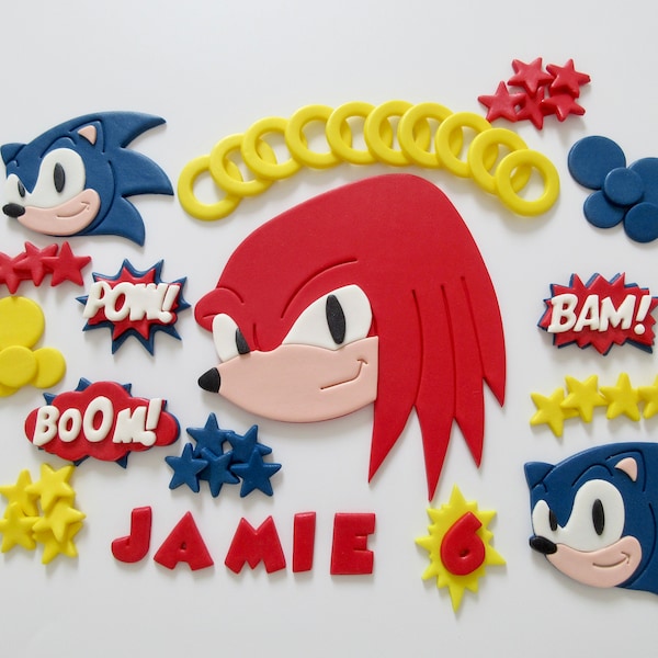 Knuckles Cake Topper - Etsy UK