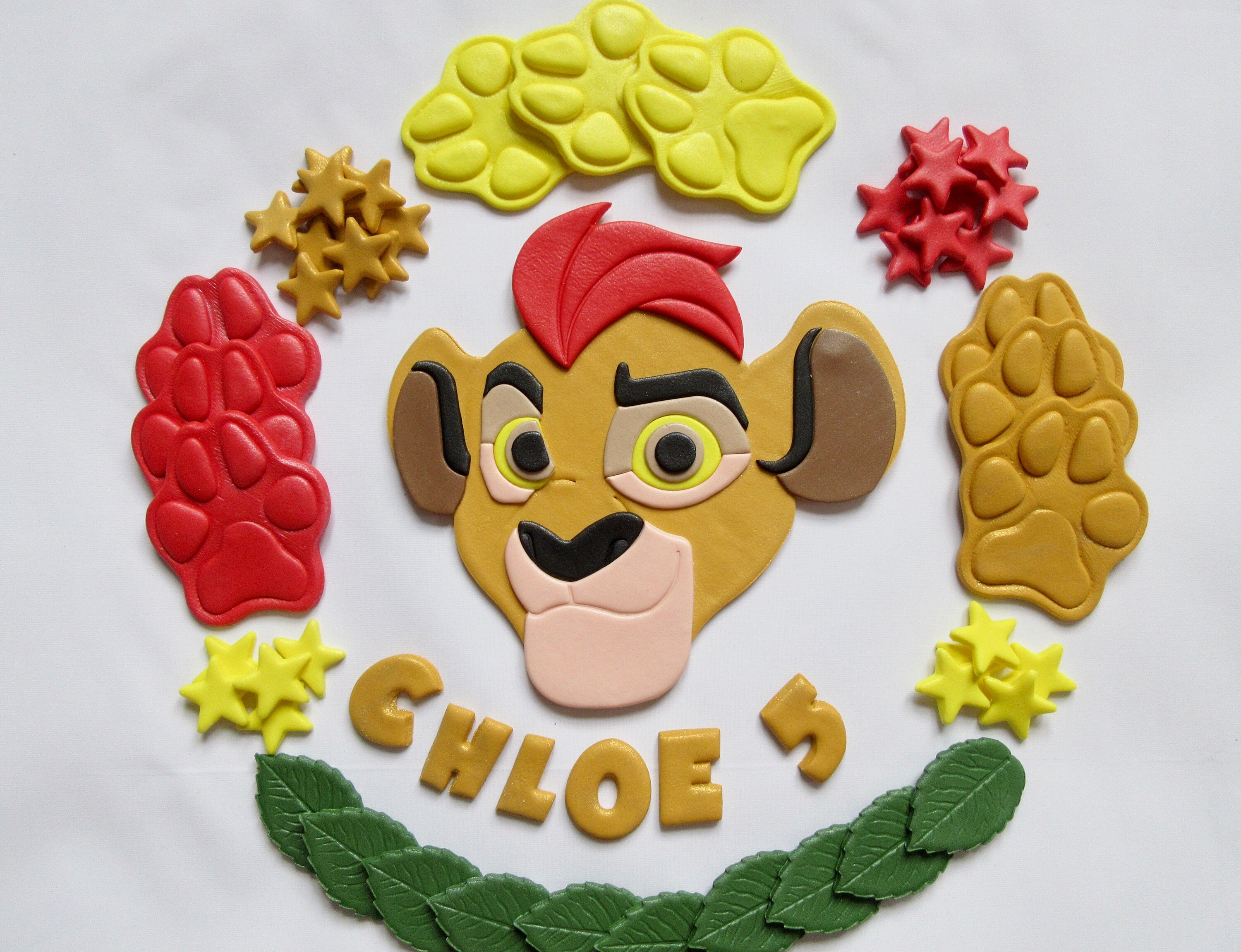 Kion Lion Guard Edible Cake Topper. Fondant Kion Lion Guard | Etsy Ireland