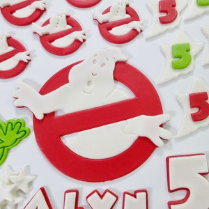 Ghost Buster Cake Topper Personalised Edible Fondant Large. - Etsy UK