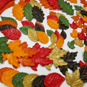 Edible Leaves. Fondant Leaves. Edible Autumn Leaves. Fondant Autumn ...