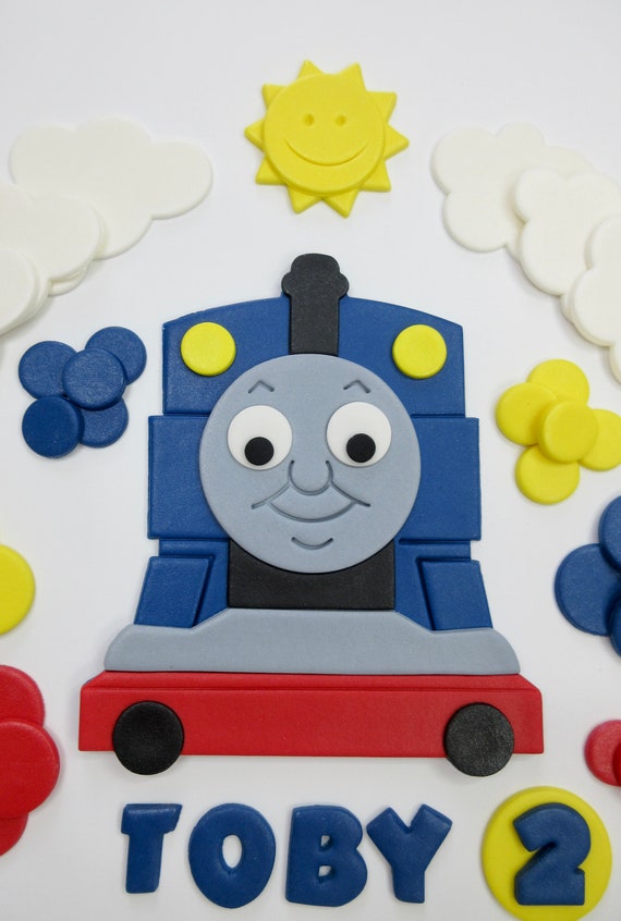 Fondant Thomas The Train Cake