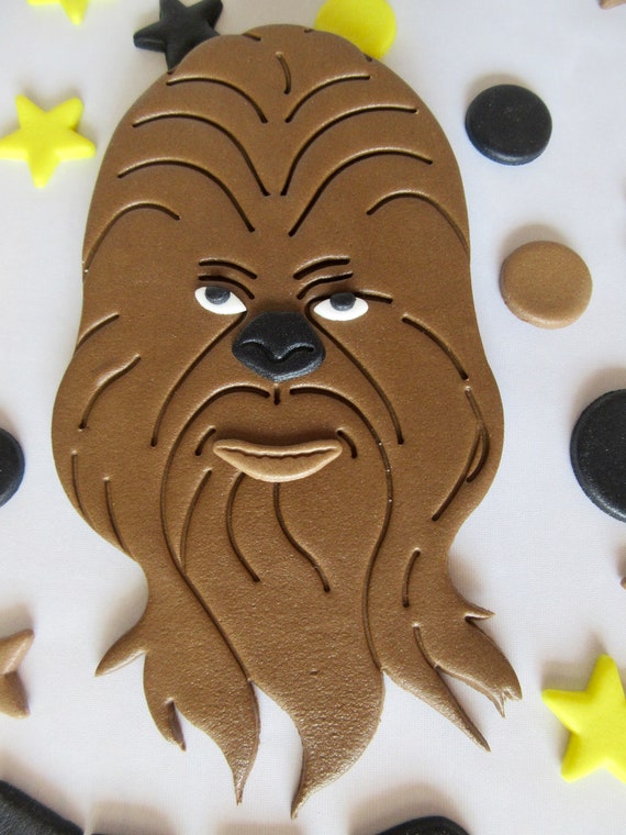 Round Chewbacca Cake