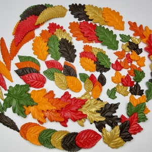 Edible Leaves. Fondant Leaves. Edible Autumn Leaves. Fondant Autumn ...