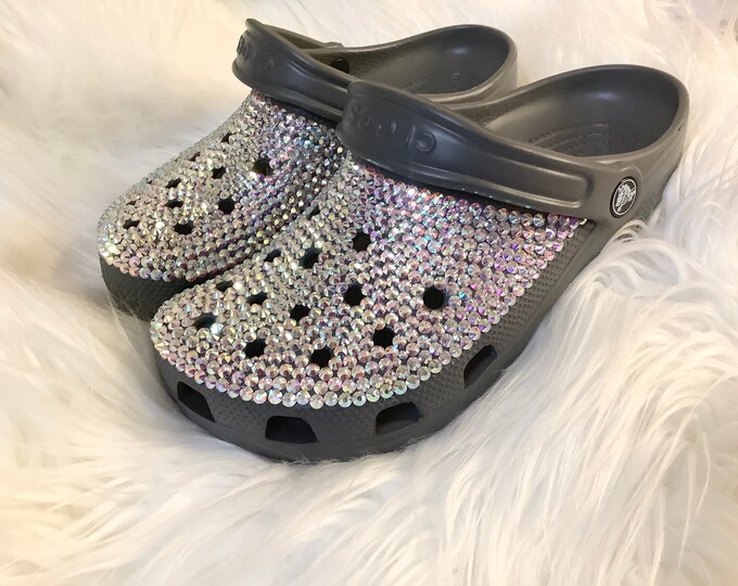 MCM Inspired Crocs - Etsy