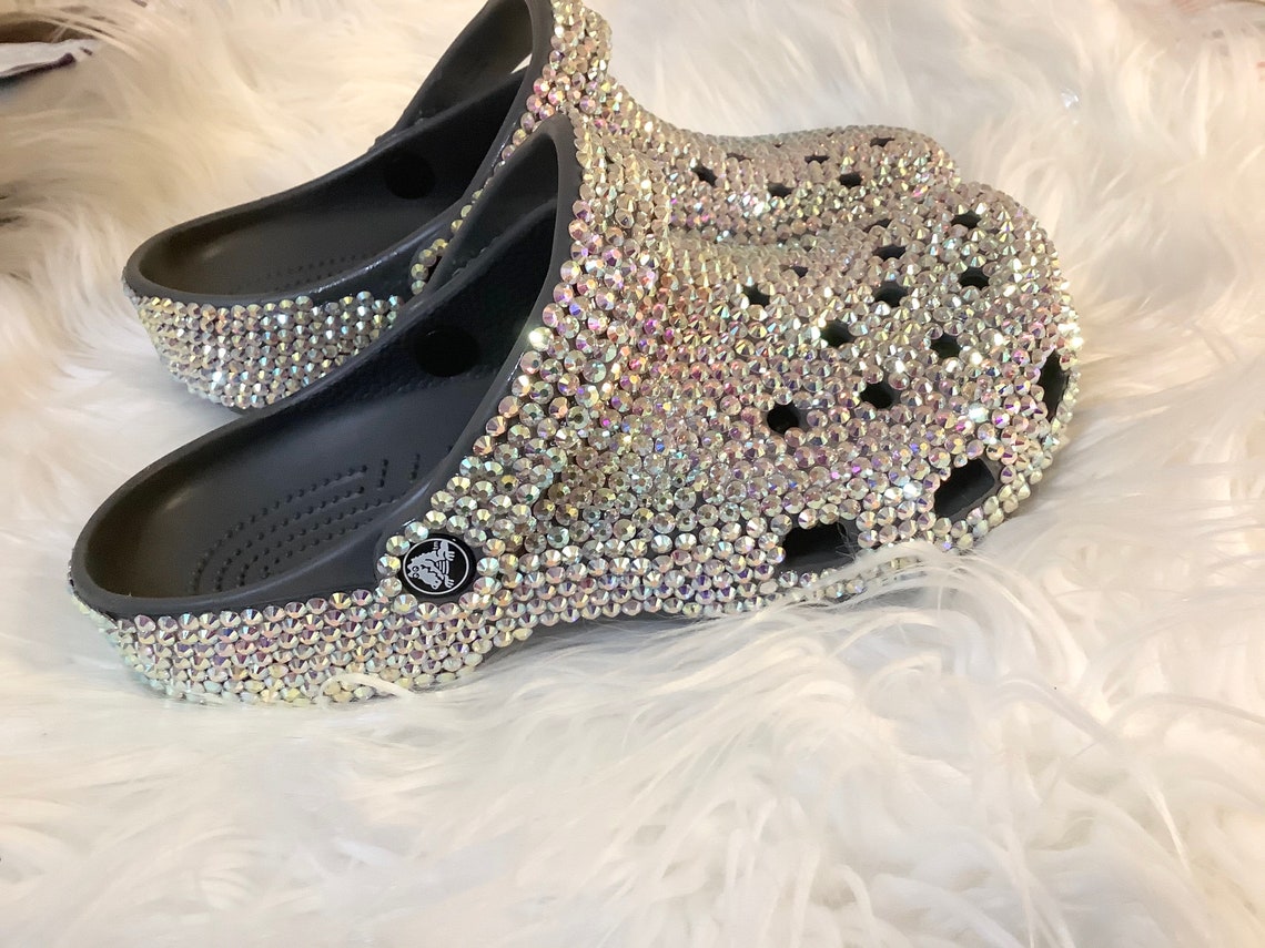 FULLY Blinged Crocs customizable - Etsy