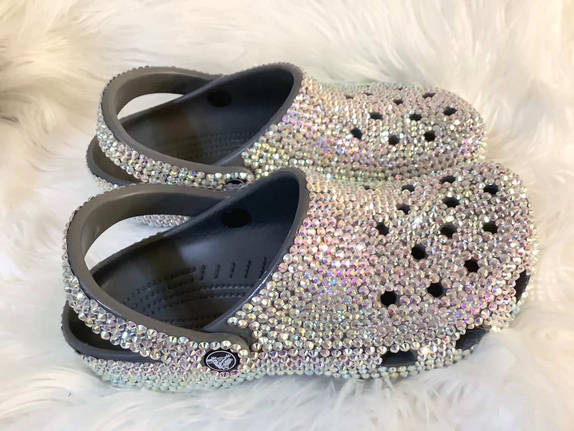 FULLY Blinged Crocs Customizable | Etsy